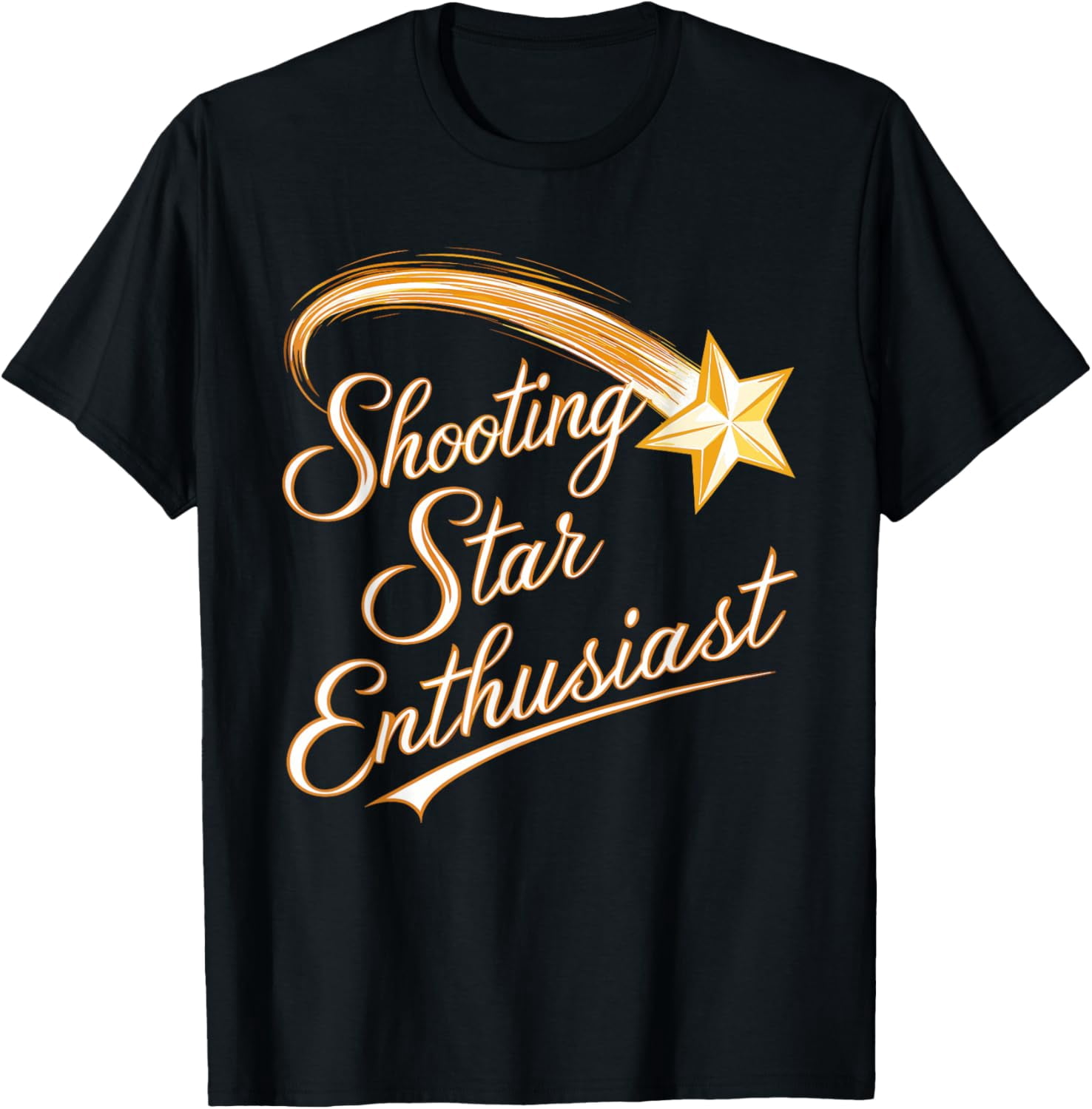 Meteor Watching Meteor Shower Shooting Stars Meteor Observer T-Shirt ...