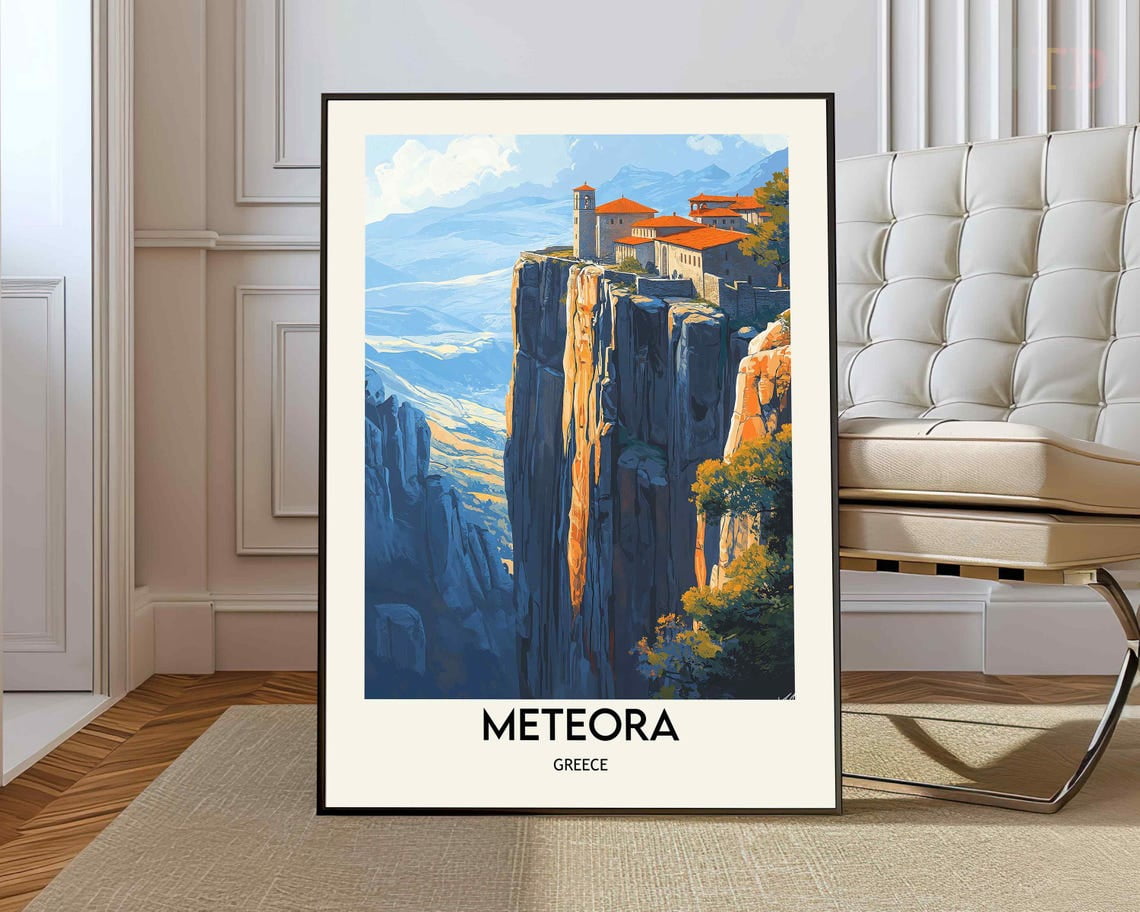 Meteora Art, Meteora Artwork, Meteora Map, Meteora Photo, Meteora ...