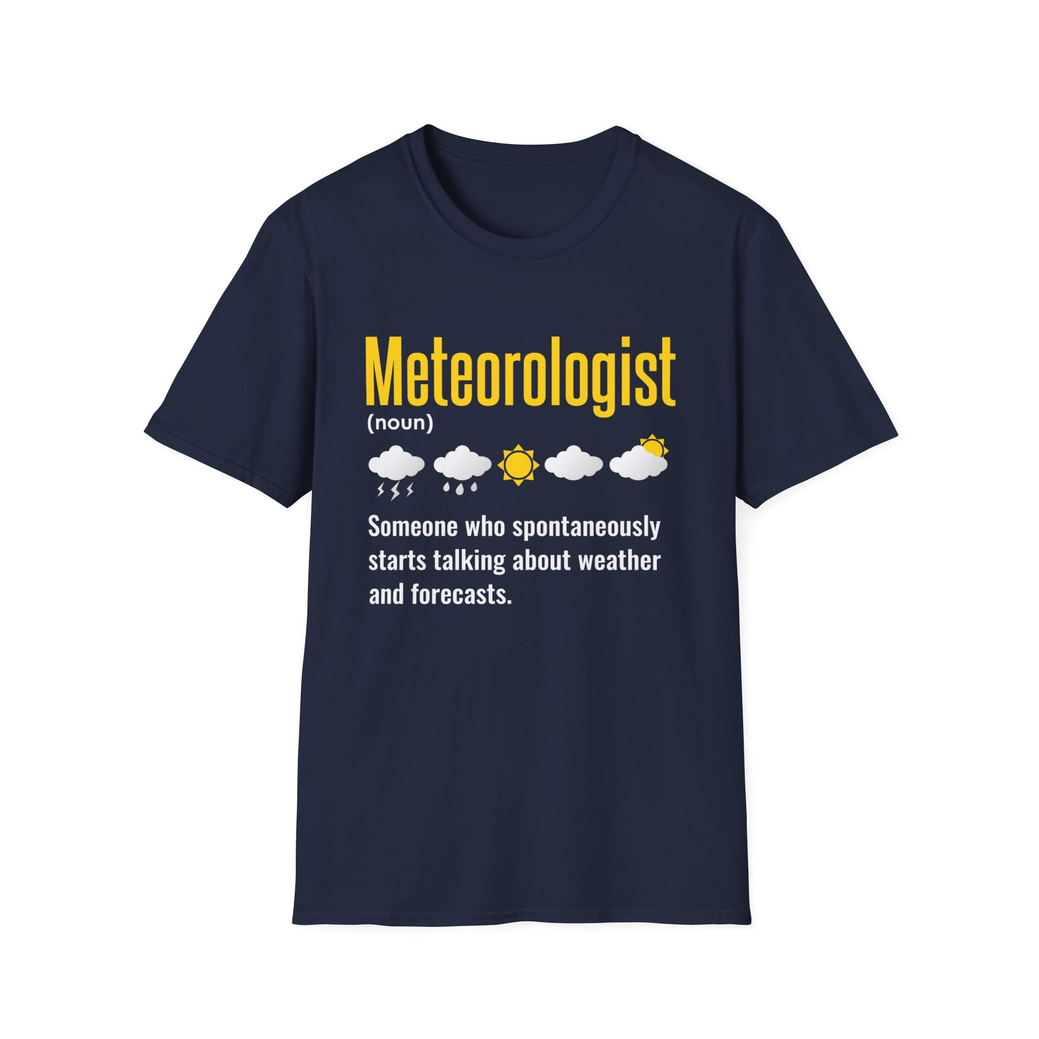 Meteorologist Definition Clouds Weather Meteorology Lover TShirt ...