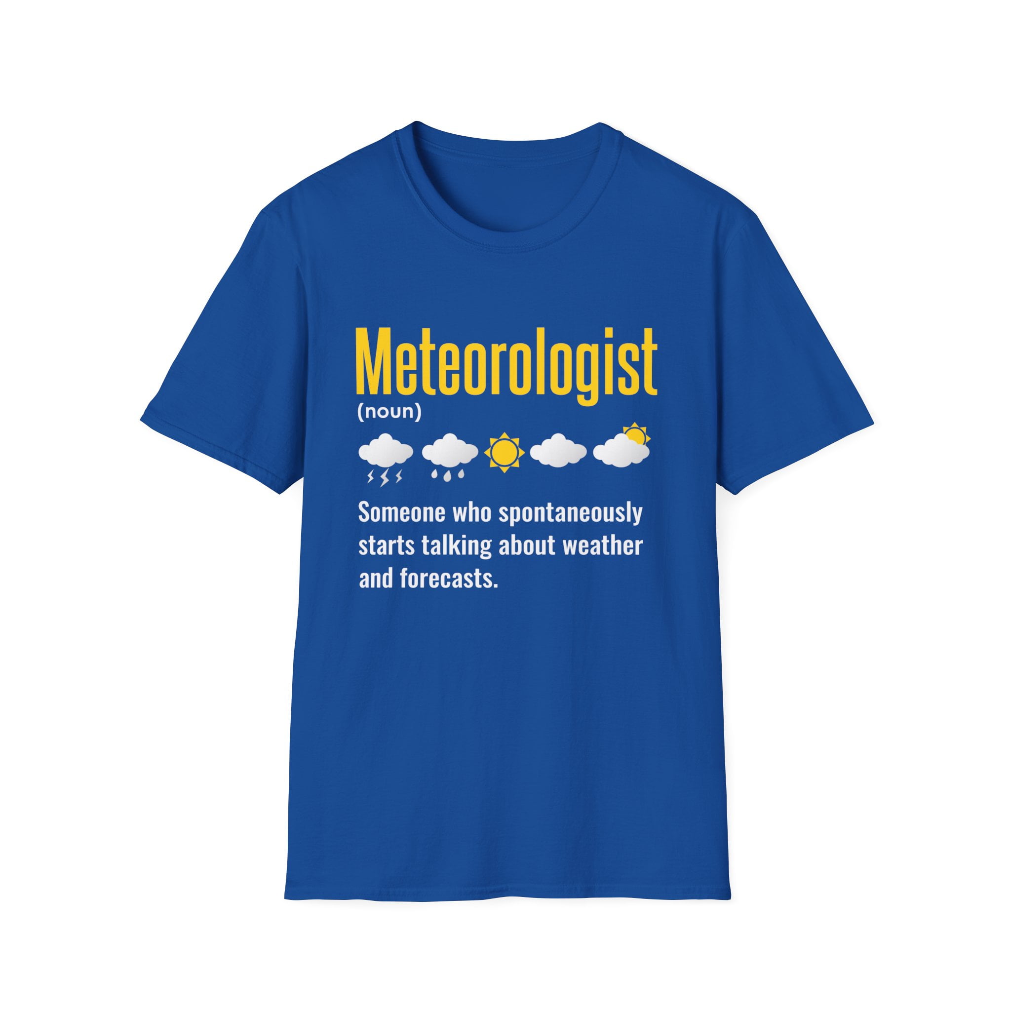 Meteorologist Definition Clouds Weather Meteorology Lover TShirt ...
