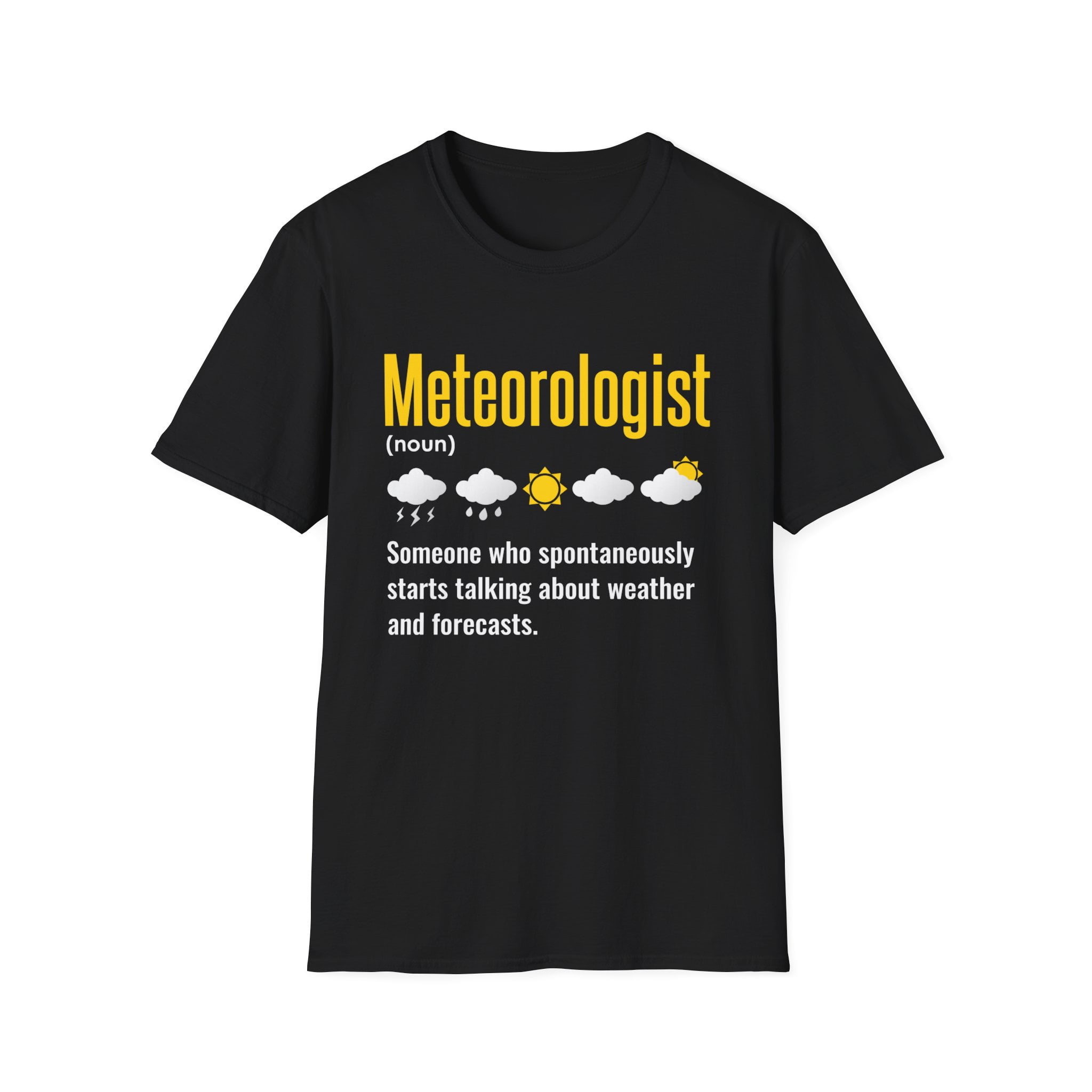 Meteorologist Definition Clouds Weather Meteorology Lover TShirt ...