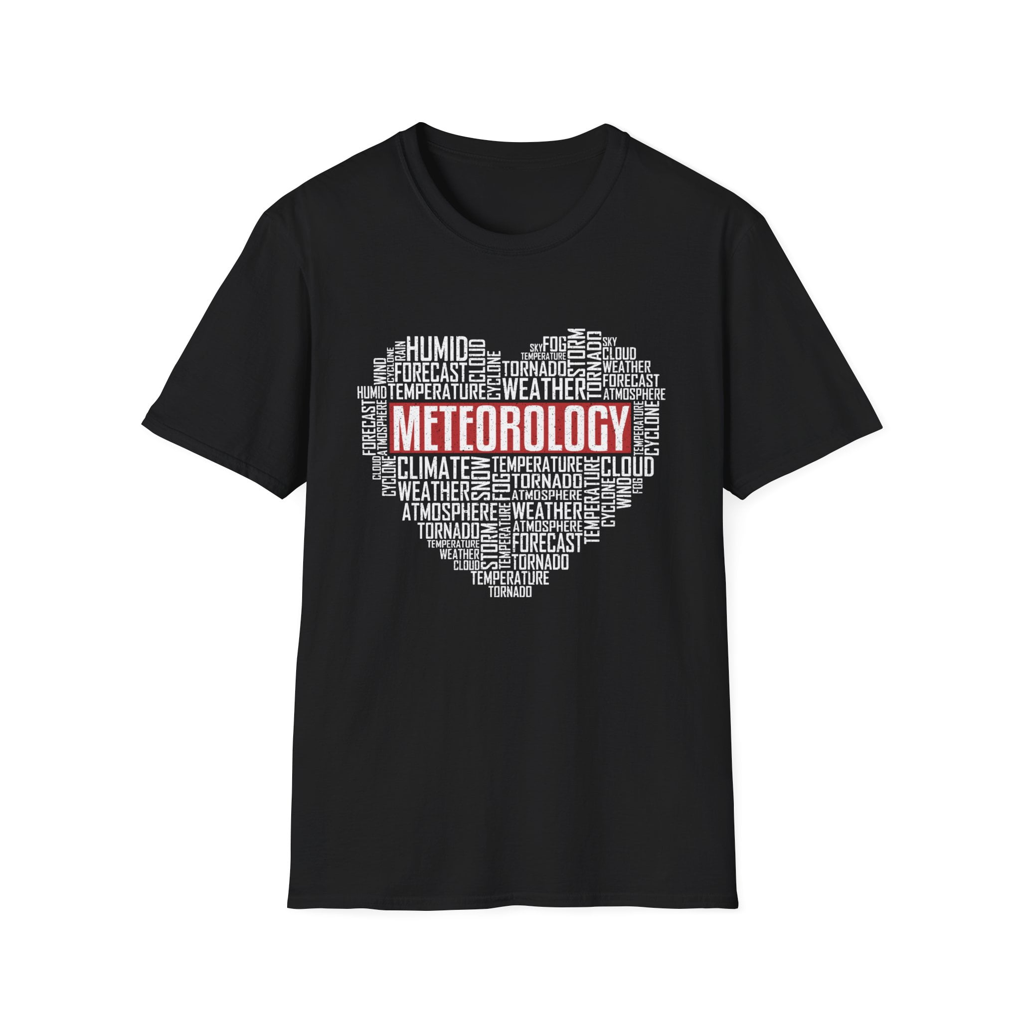 Meteorology Heart Meteorologist Clouds Weather Lover TShirt - Walmart.com