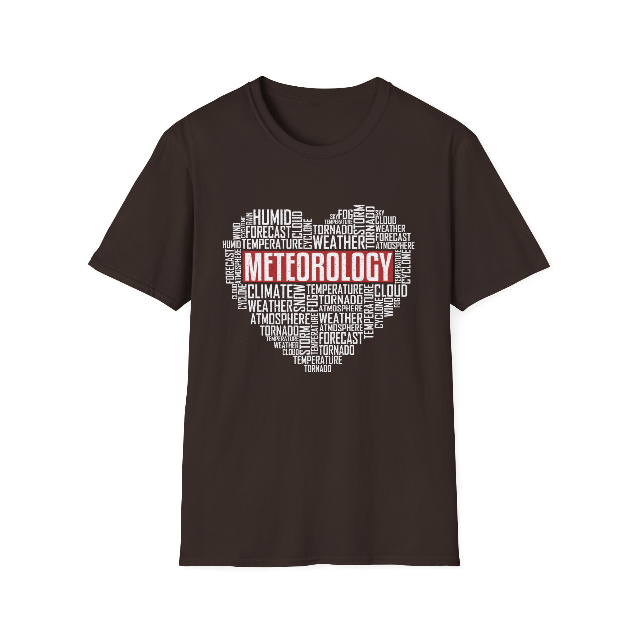 Meteorology Heart Meteorologist Clouds Weather Lover TShirt - Walmart.com