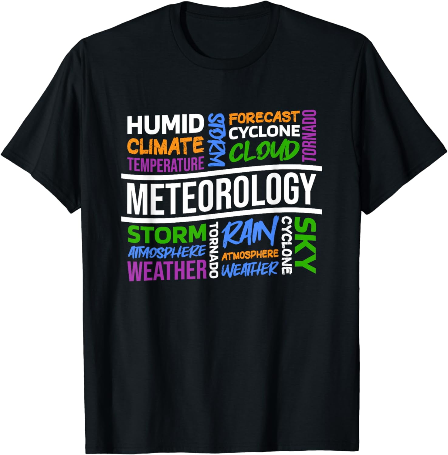 Meteorology, Meteorology Meteorologist Cotton T-Shirt - Walmart.com
