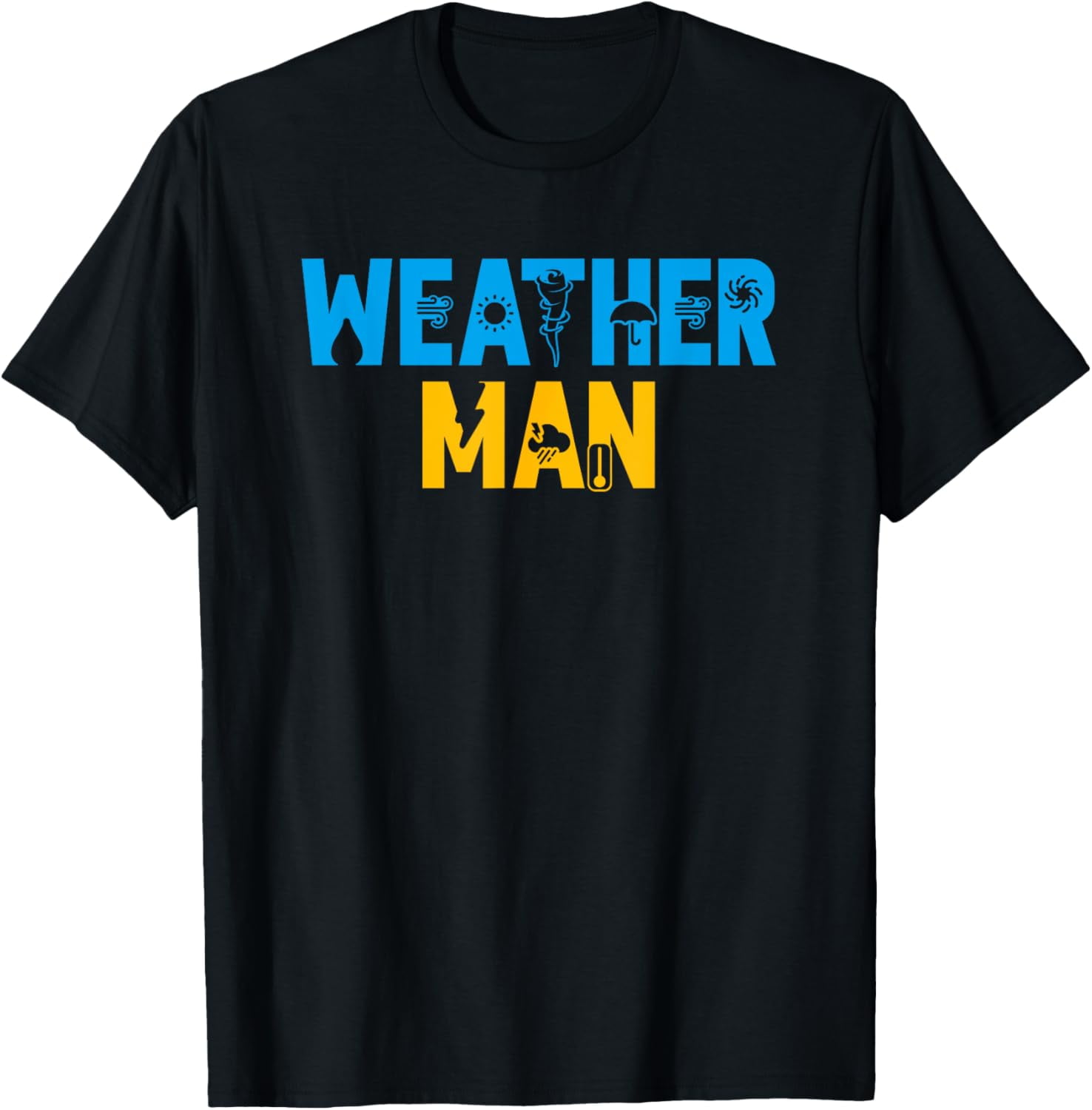 Meteorology Weather Man Meteorologist Storm Forecaster T-Shirt ...