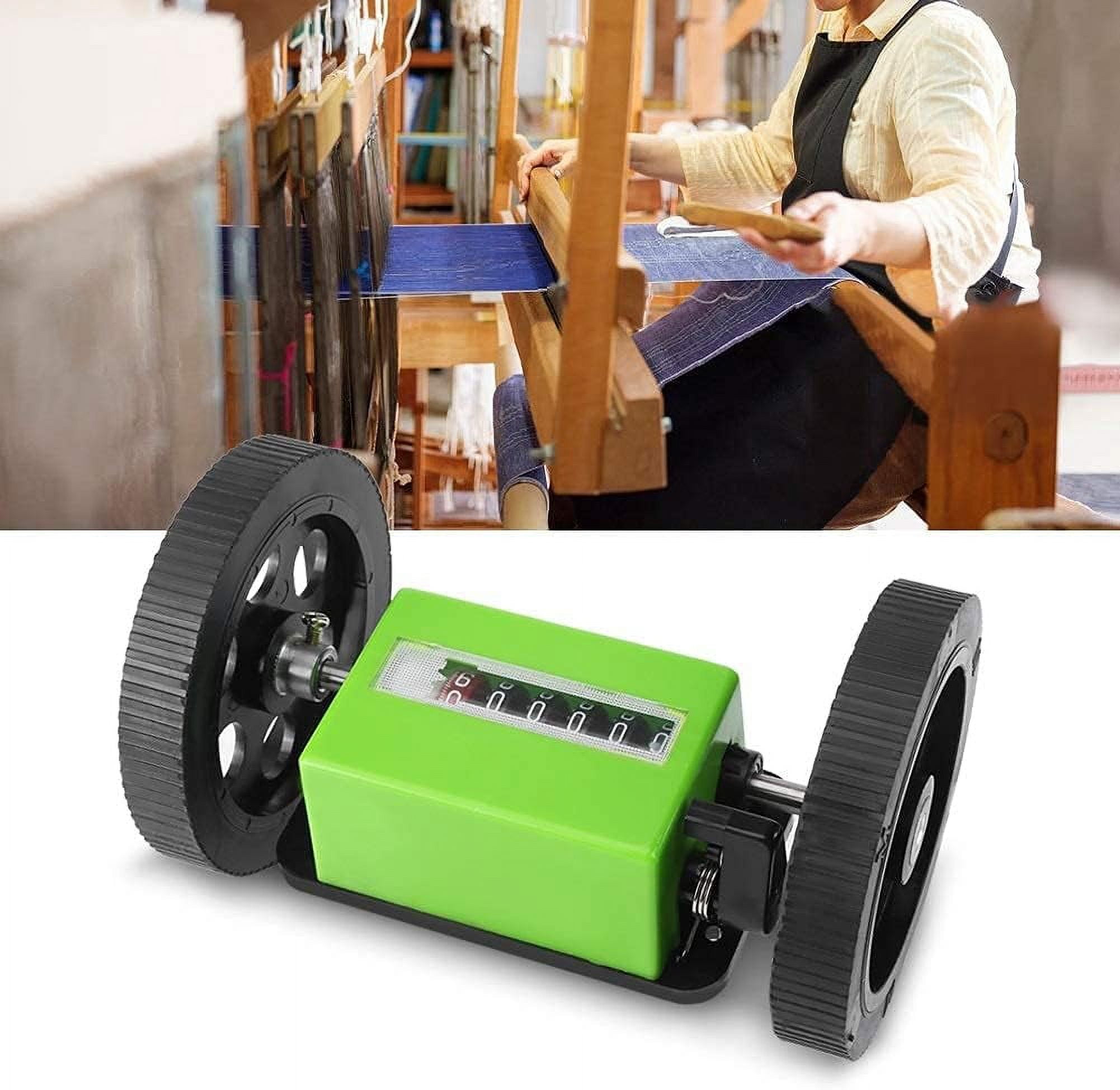 Meter Counter - 1Pc Mechanical Length Meter Counter Roller Wheel Green ...