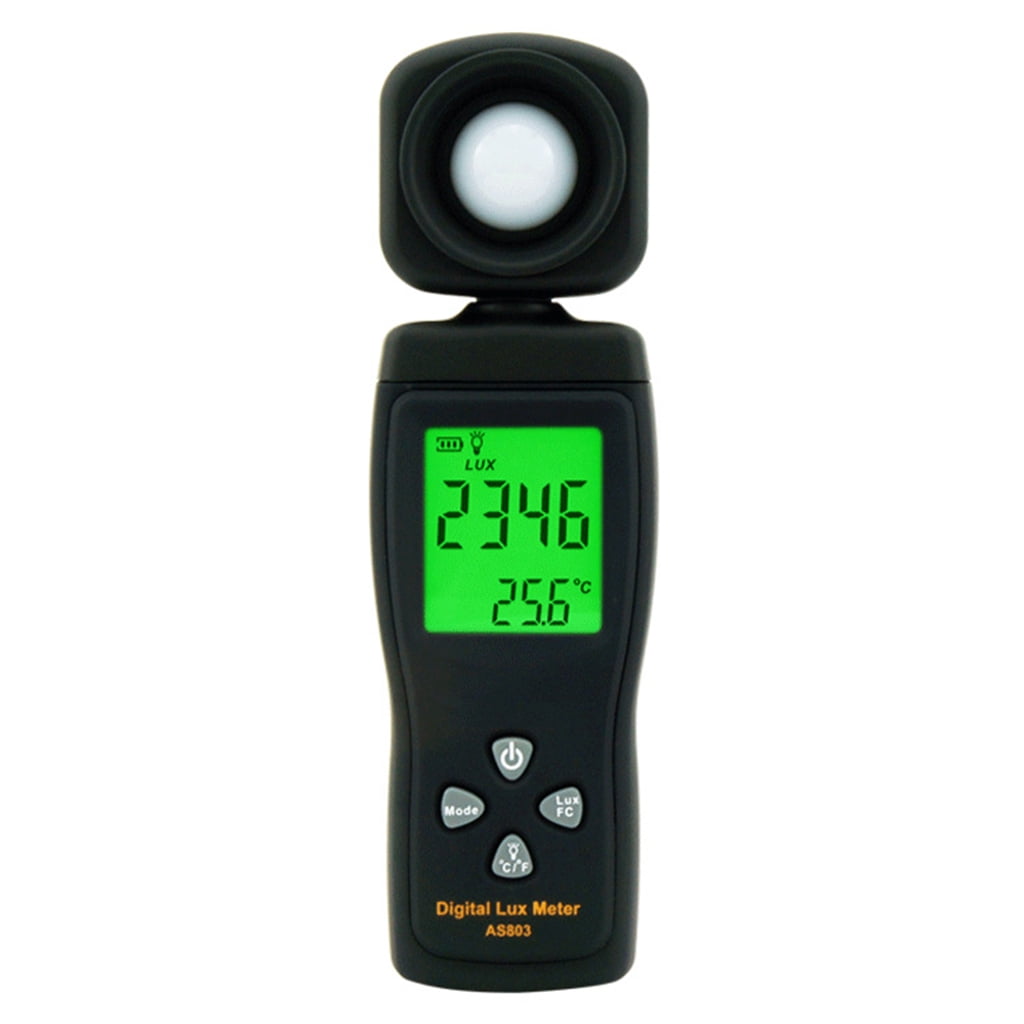 HPDDIN Digital Luxmeter, Illuminance Light Meter 0-200,000 Lux ...