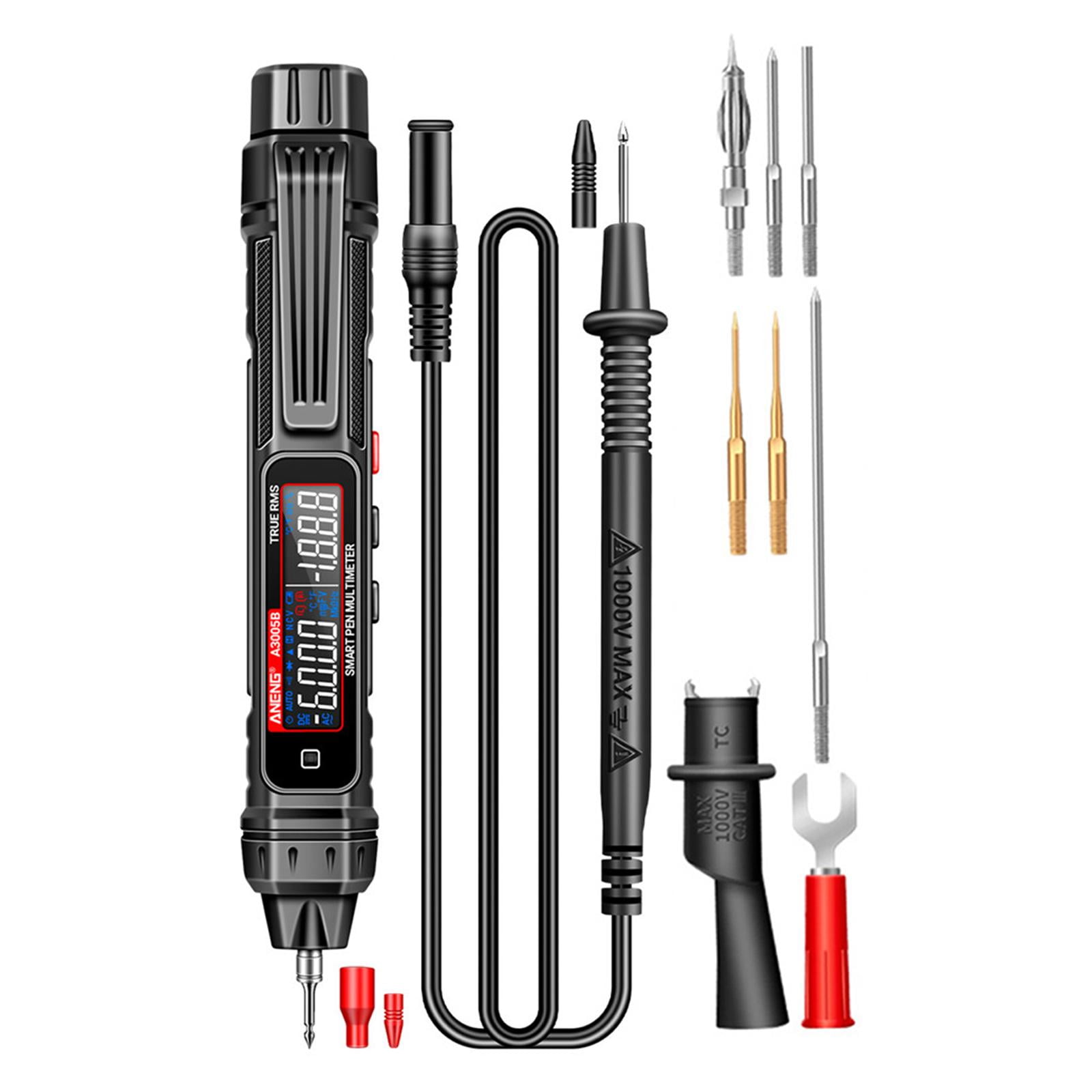 Meter Multimeter DC Voltage Meter Pen Capitor Tester Portable ...