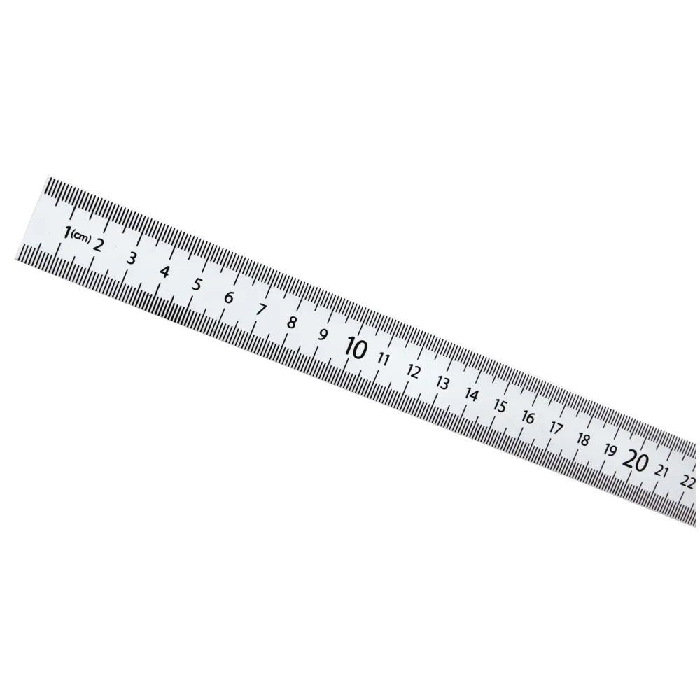 Metric Graduated Meter Stick, Dual Side, White, 1 Meter Ruler - Walmart.com