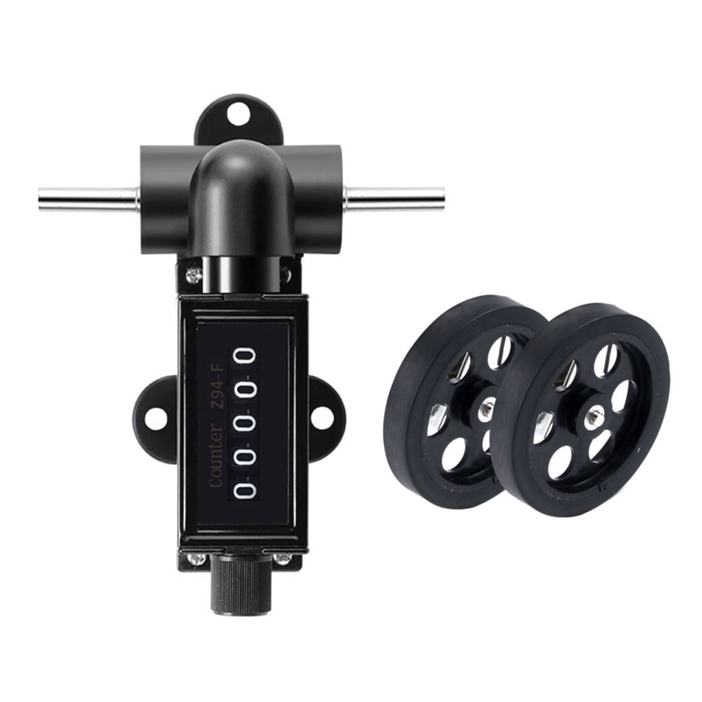 Meter/Yard Counter 5 Digit Meter Rolling Wheel Mechanical Measurement ...