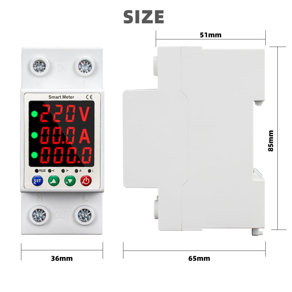 Metering Automatic Reclosure Protector Intelligent Metering Breaker LCD Display Reclosing Switch ...