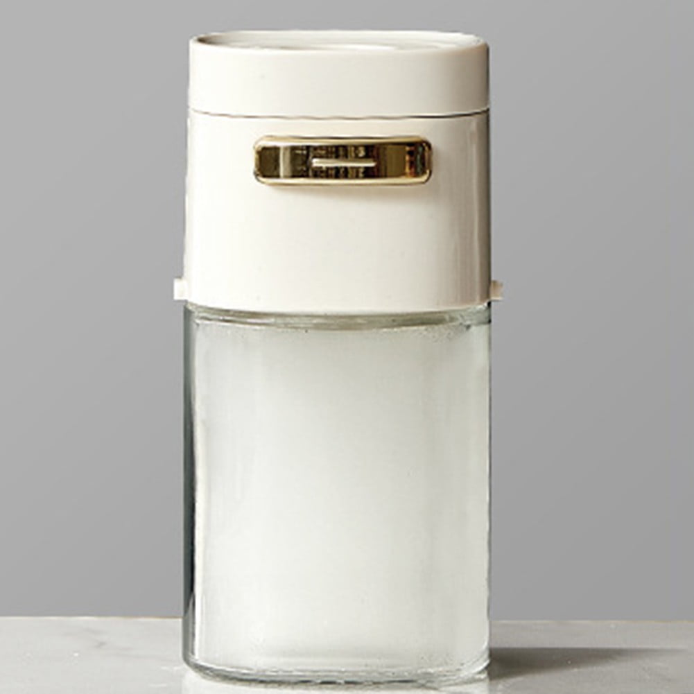 Metering Salt Shaker Push Type Seasoning Salt Dispenser Pepper Tank ...