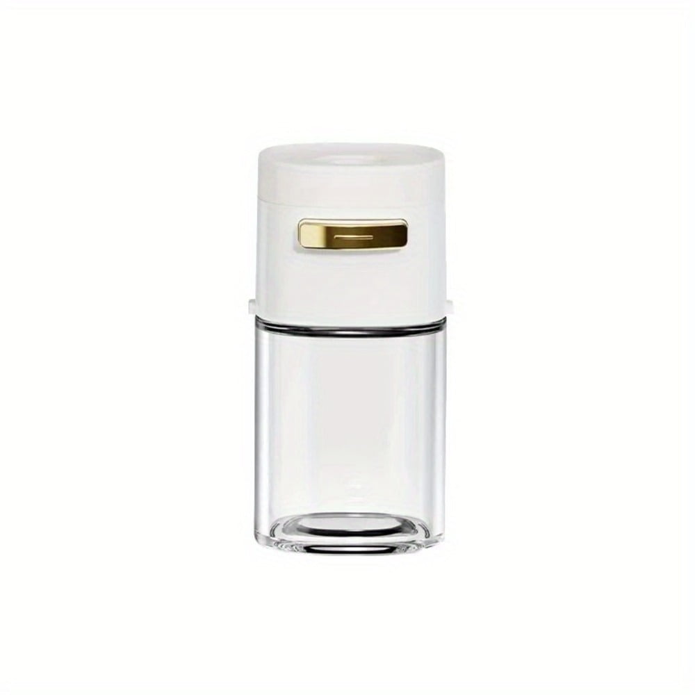 Metering Salt Shaker Push Type Seasoning Salt Dispenser Salt Tank Sugar ...