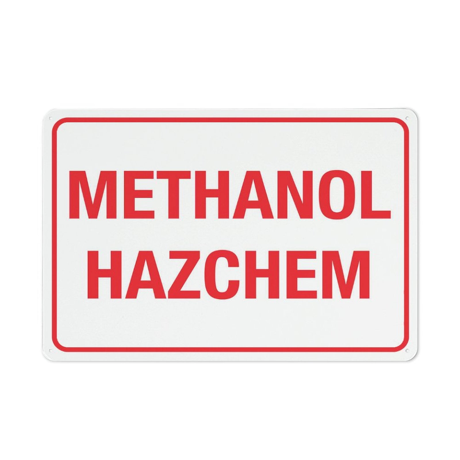 Methanol Hazchem Sign Outdoor Metal Sign - 12 X 8 Metal Signs For ...