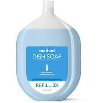 Method Kitchen Dish Soap Refill, 54 fl oz, Sea Mineral Scent ...