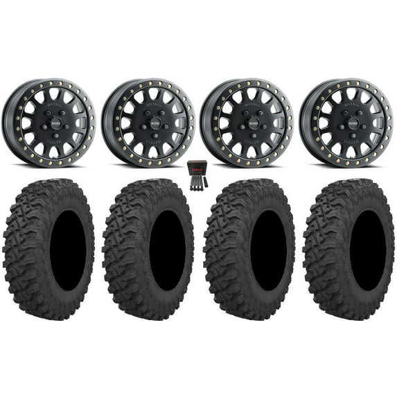 Method 401 Bdlk 15" Wheels 5+1 33" Pro Runner Tires Polaris RZR Turbo R ...