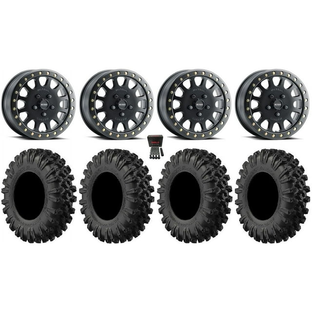 Method 401 Bdlk 15" Wheels 5+1 37" MotoRavageXL Tires Polaris RZR Turbo ...
