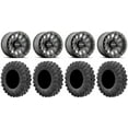 Method 401 Bdlk 15" Wheels Ti 30" MotoRavage Tires Sportsman RZR Ranger ...