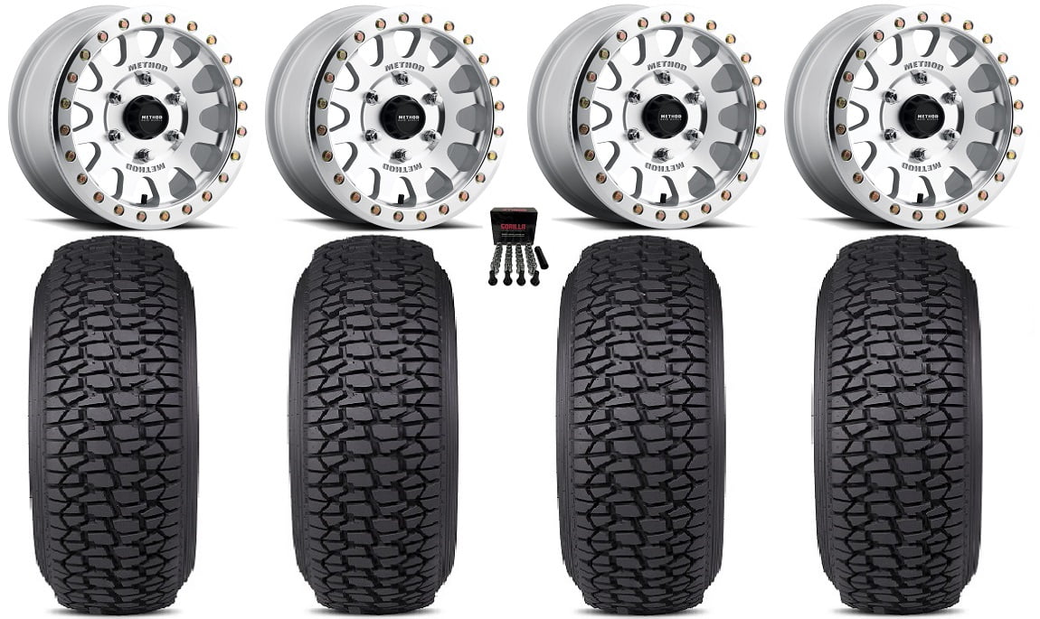 Method 401 Beadlock 15" Wheel Machined 33" Regulator 2 Tires Can-Am ...