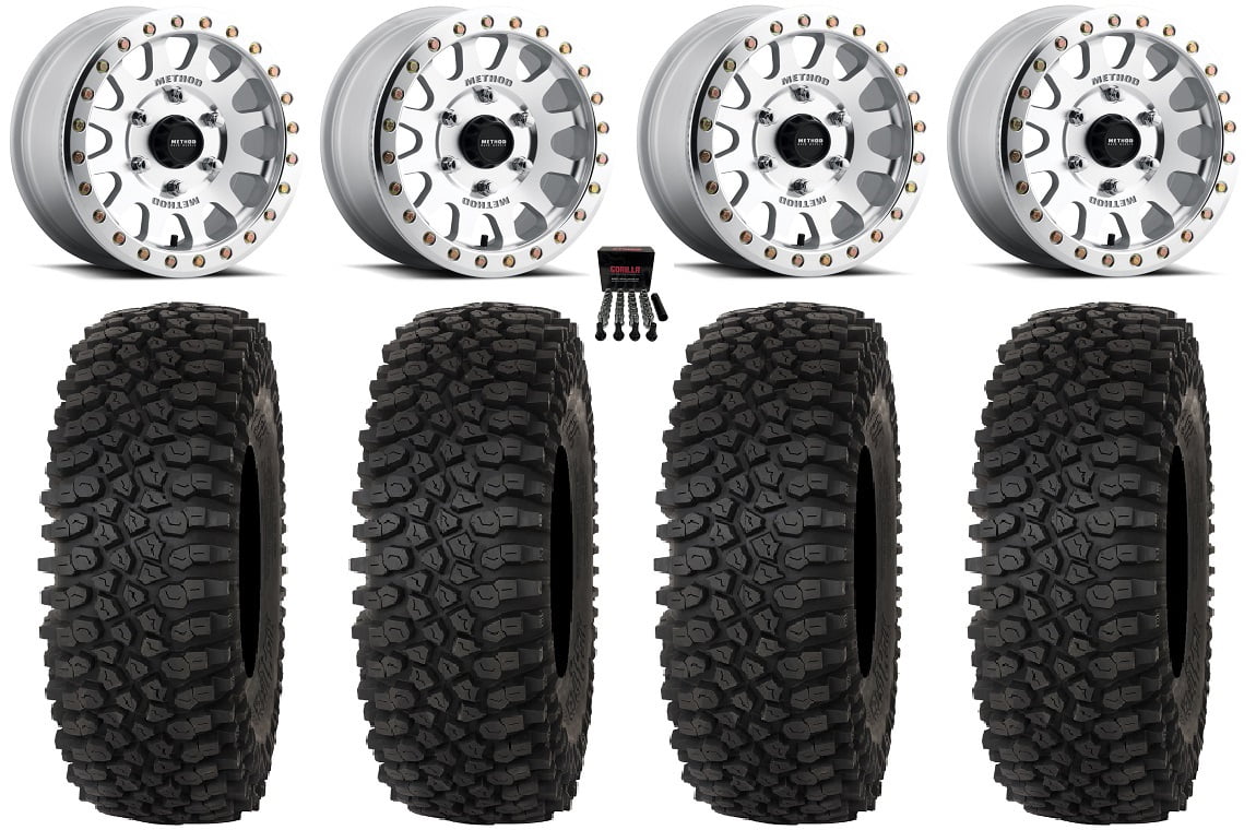 Method 401 Beadlock 15" Wheel Machined 37" Roctane STX Tires Can-Am ...