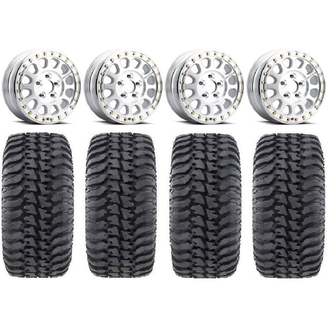 Method 401-R Bdlk Wheels Raw 32" Regulator Tires Polaris RZR Turbo R ...