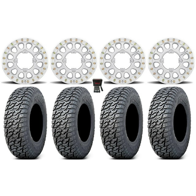 Method 401-R Beadlock 15" Wheels Raw 33" Daemon Tires Sportsman RZR ...