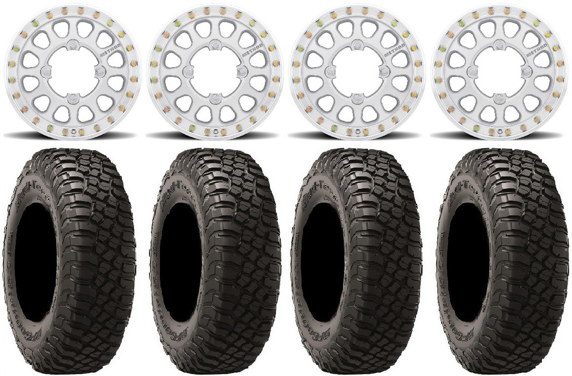 Method 401-R Beadlock Raw Wheels 30" BFG KM3 Tires Polaris RZR XP 1000 ...