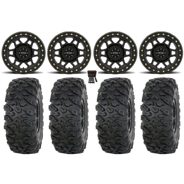 Method 405 Bdlk 15" Wheels Bk 30" Roctane T4 Tires Can-Am Maverick X3 ...