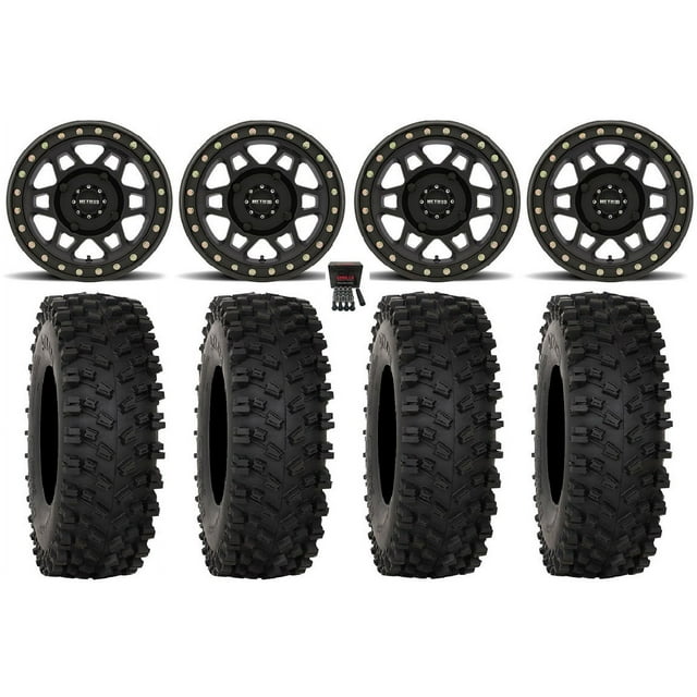 Method 405 Bdlk 15" Wheels Bk 35" ATX470 Tires Can-Am Maverick X3 ...