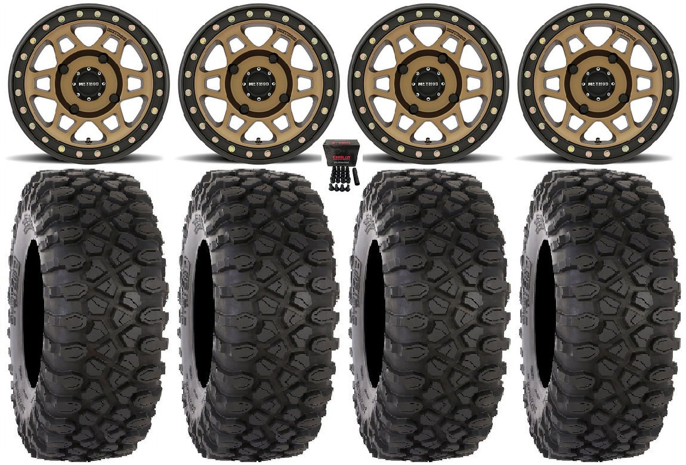 Method 405 Bdlk 15" Wheels Br 32" XC450 Tires Can-Am Maverick X3 ...