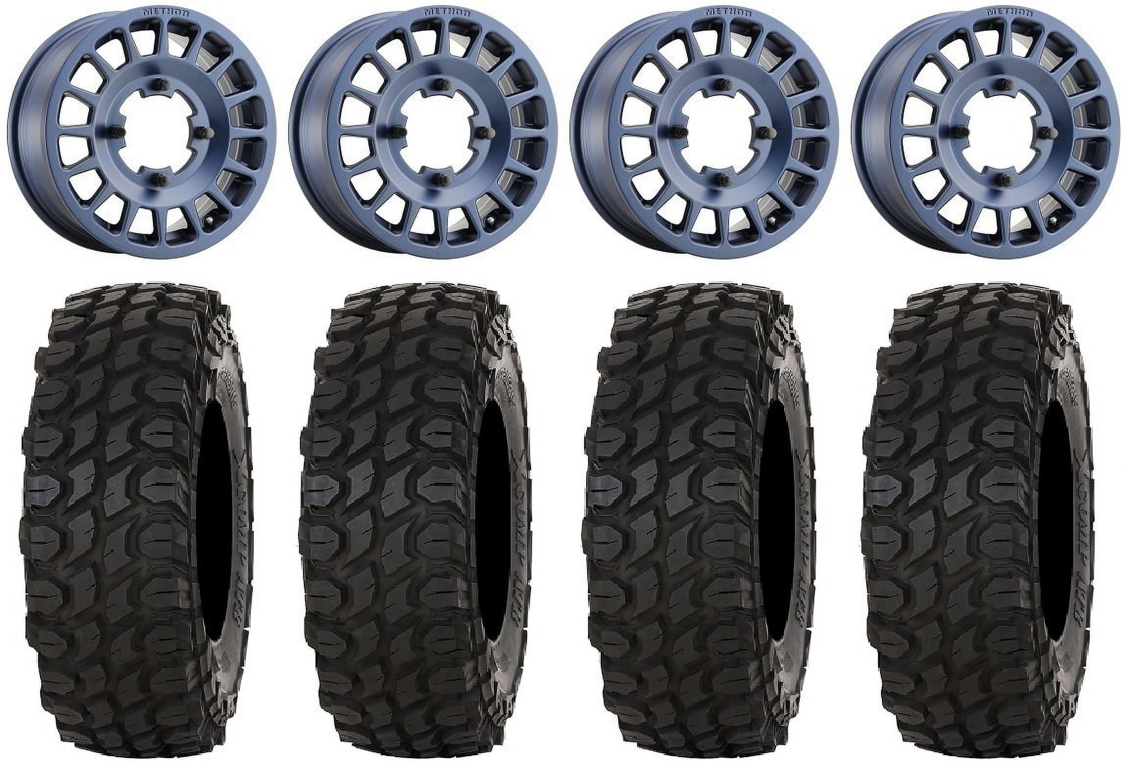 Method 407 14" Wheels Bahia Blue 30" XComp ATR Tires Sportsman RZR ...