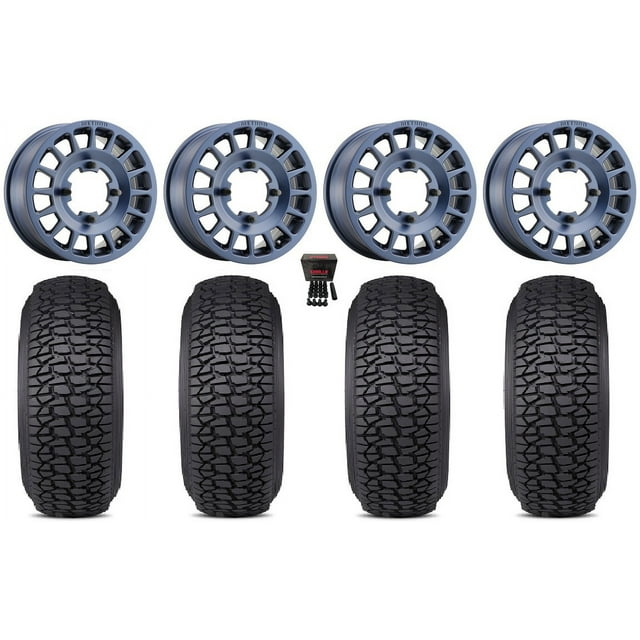 Method 407 15" Wheels Bahia Blue 33" Regulator 2 Tires Can-Am Commander ...