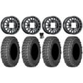Method 407 15" Wheels Black 32" X Comp ATR Tires Polaris RZR XP 1000 ...
