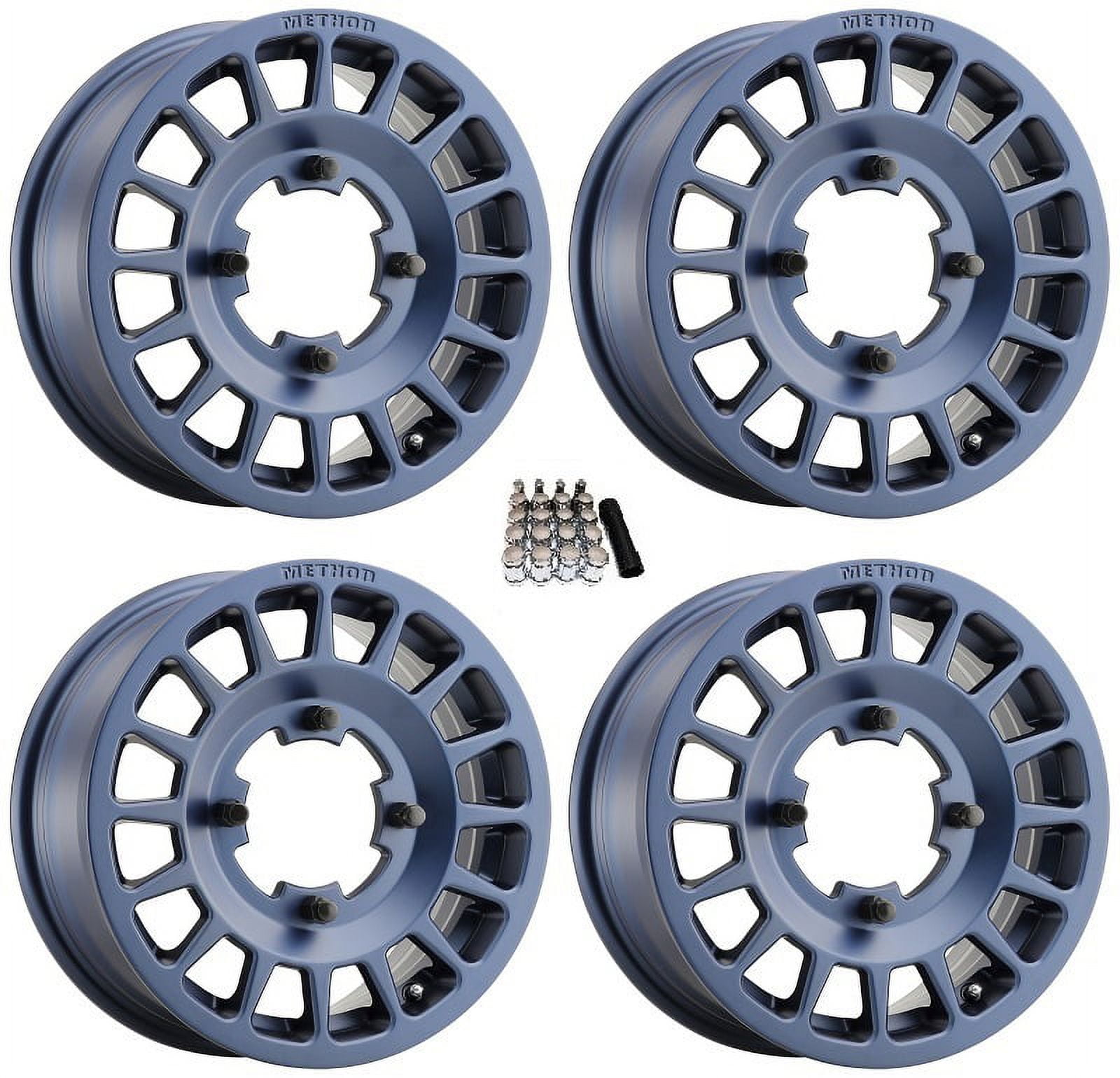 Method 407 15" Wheels/Rims Bahia Blue Kawasaki Teryx Mule - Walmart.com