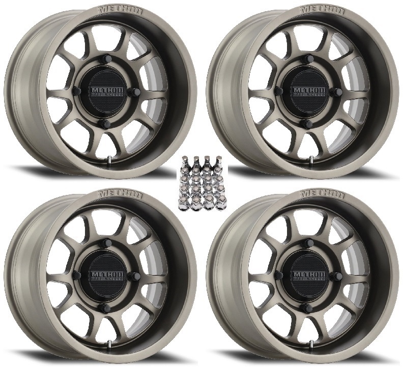 Method 409 Wheels/Rims Grey 15" (4+3) Sportsman RZR Ranger - Walmart.com