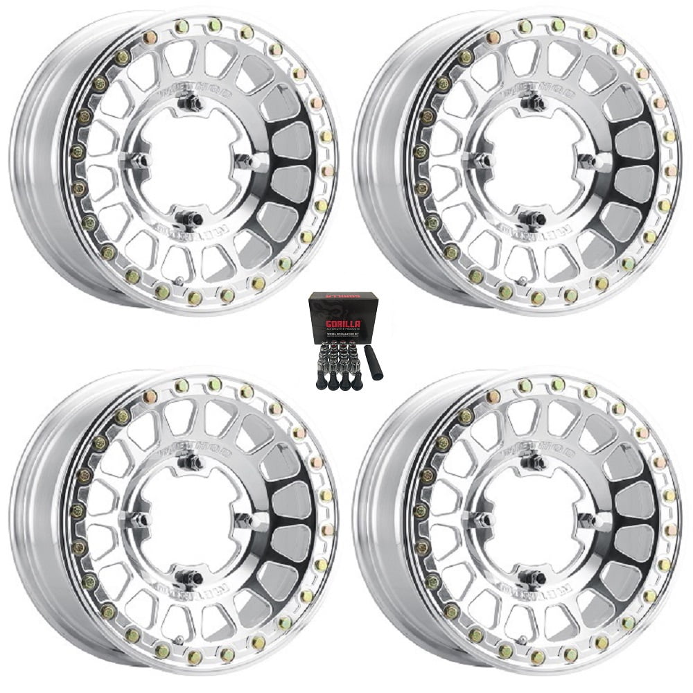 Method 412 Beadlock 15x10 Wide Wheels Polished Commander Mav Renegade ...