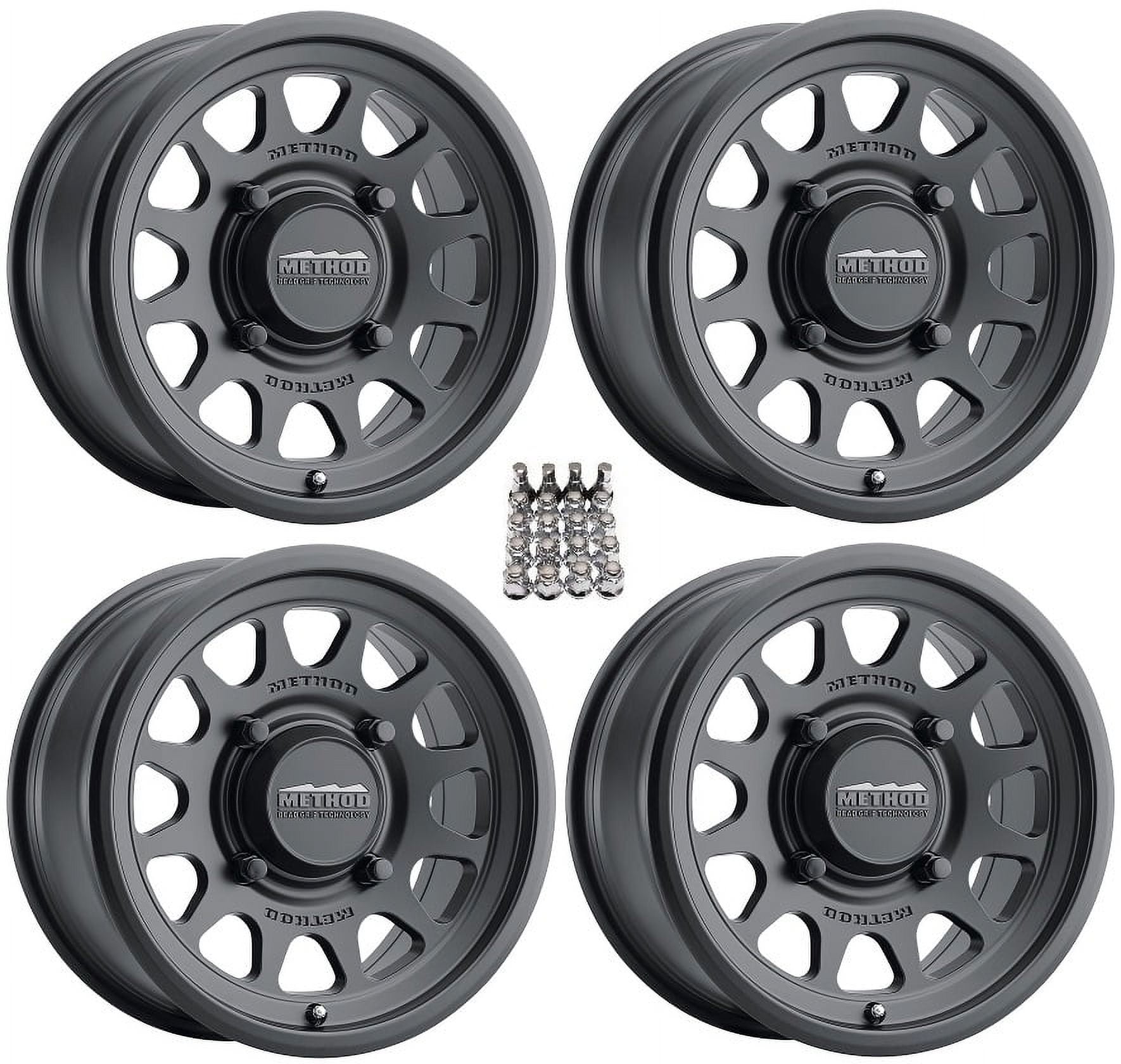 Method 414 14" Wheels/Rims Black (+38mm) Sportsman RZR Ranger - Walmart.com