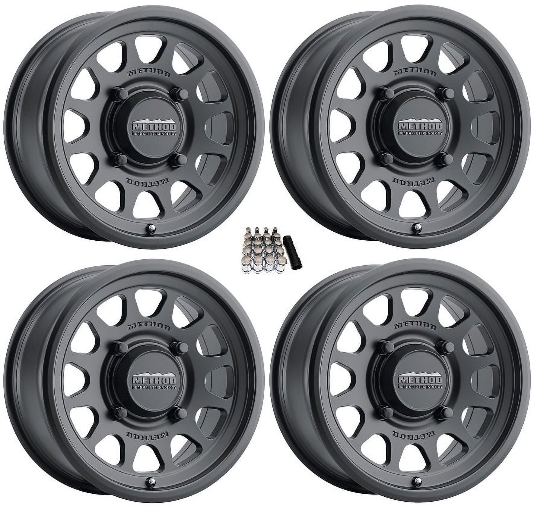 Method 414 15" Wheels/Rims Black (+38mm/+25mm) Can-Am Maverick X3 ...