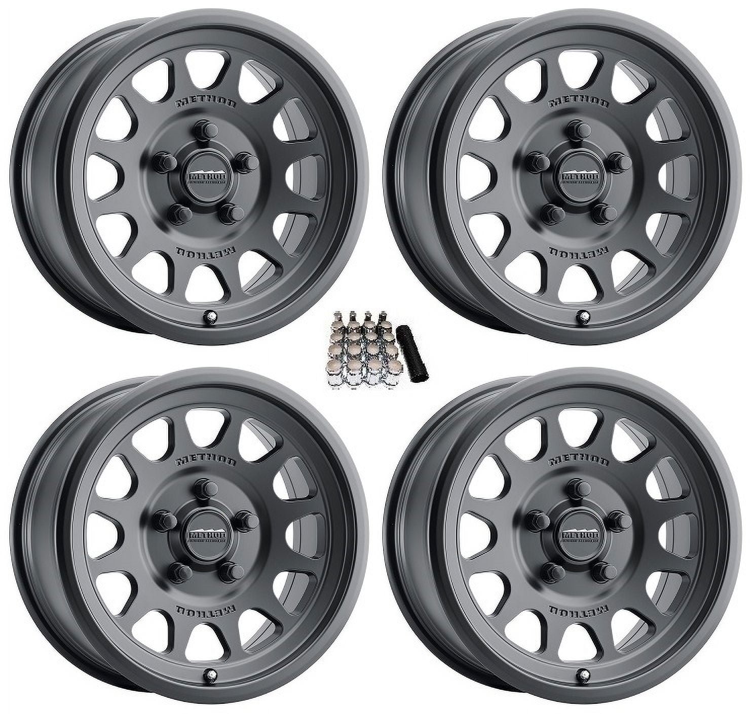Method 414 15' Wide Wheels Black (+25mm) Polaris RZR Turbo R & Pro R ...