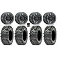 Method 415 Bdlk 15" Wheels Bk +38mm 35" Roxxzilla Tires Polaris RZR XP ...