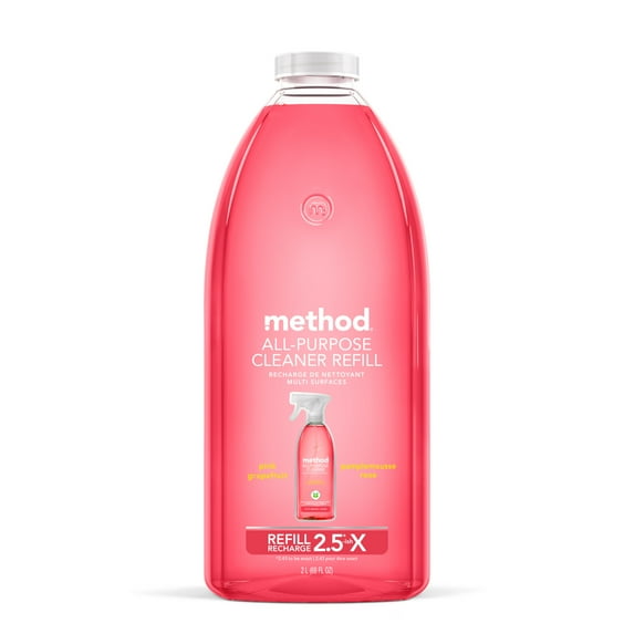 Method All-Purpose Organic Multi Clean Home Refill, Pink Grapefruit, 68 ...