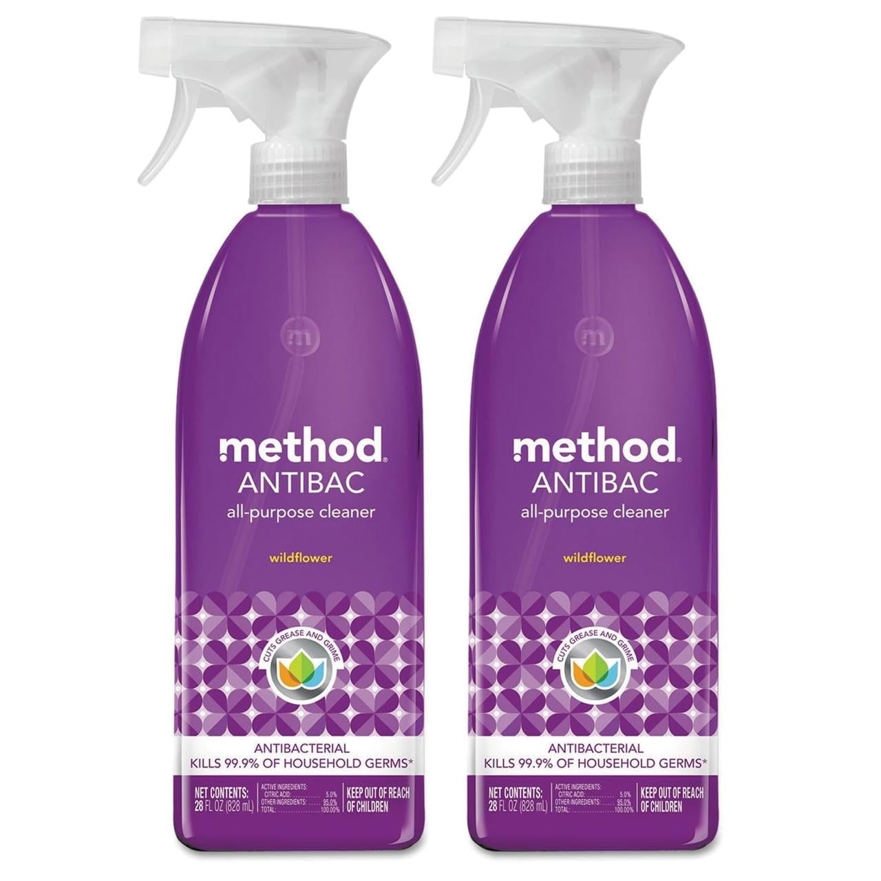 Method All Purpose Cleaner, Wildflower, 28 Fl oz, Pack of 2 - Walmart.com
