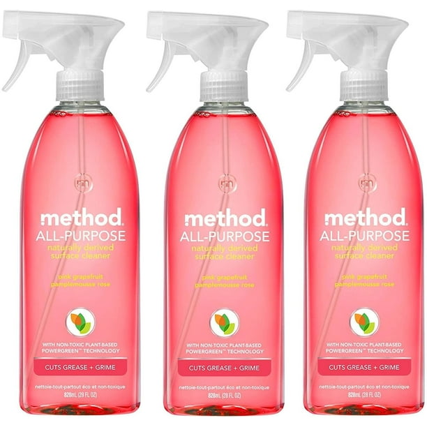 Method All-Purpose Cleaner, Pink Grapefruit, 28 Ounce - Walmart ...