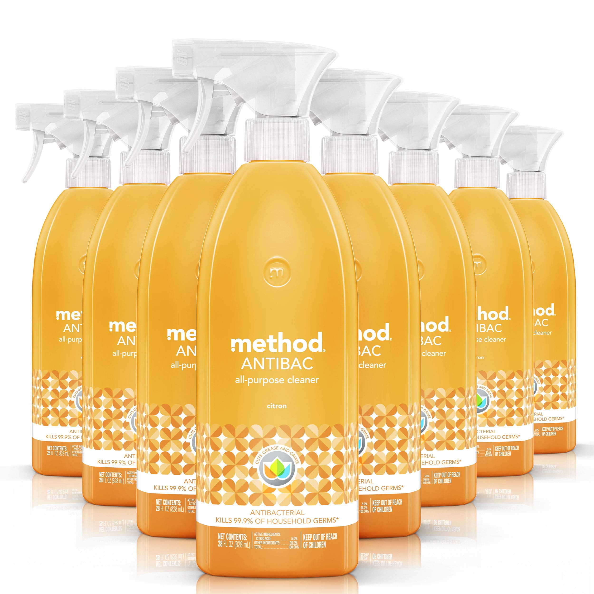 Method Antibacterial All-Purpose Cleaner Spray, Citron, Kills 99.9% Of ...