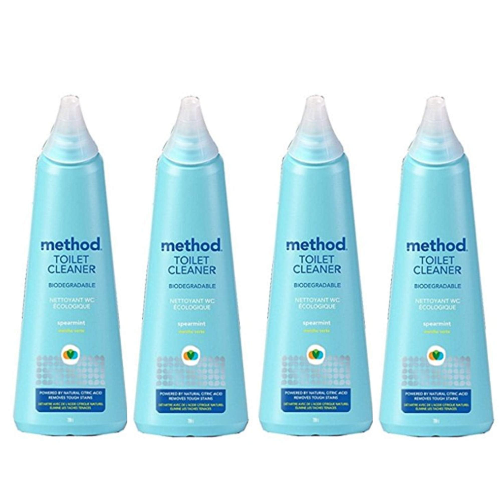 Method Antibacterial Toilet Bowl Cleaner - Spearmint - 24 oz - 4 Pack ...