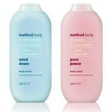 Method Body Shower Gel Bath Set - Wind Down & Pure Peace - 2 Bottles ...