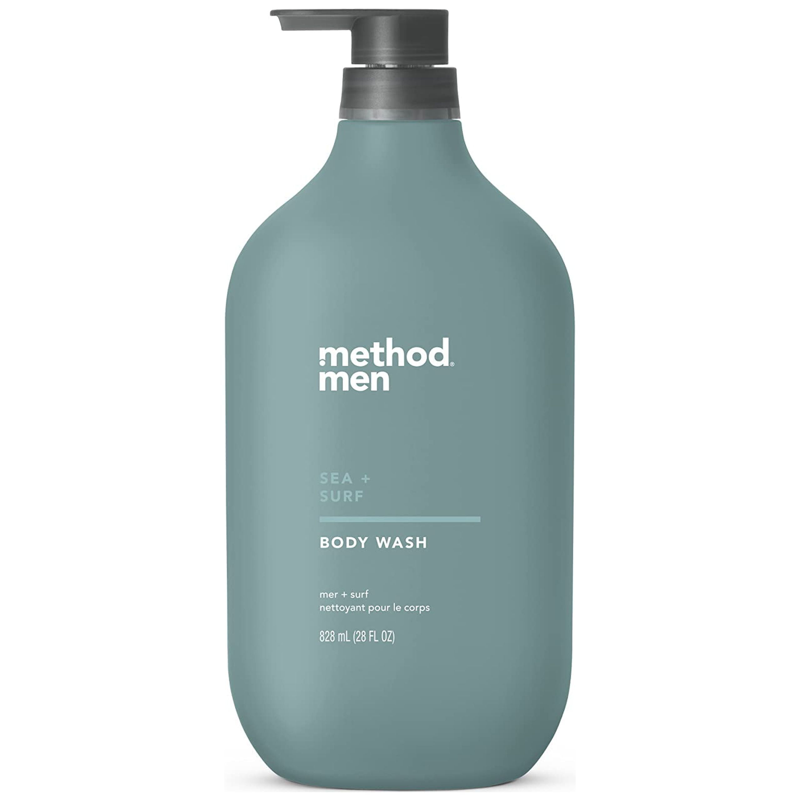 Method Men's Shower Gel Daily Soap Body Wash; Sea & Surf Scent; 28oz ...