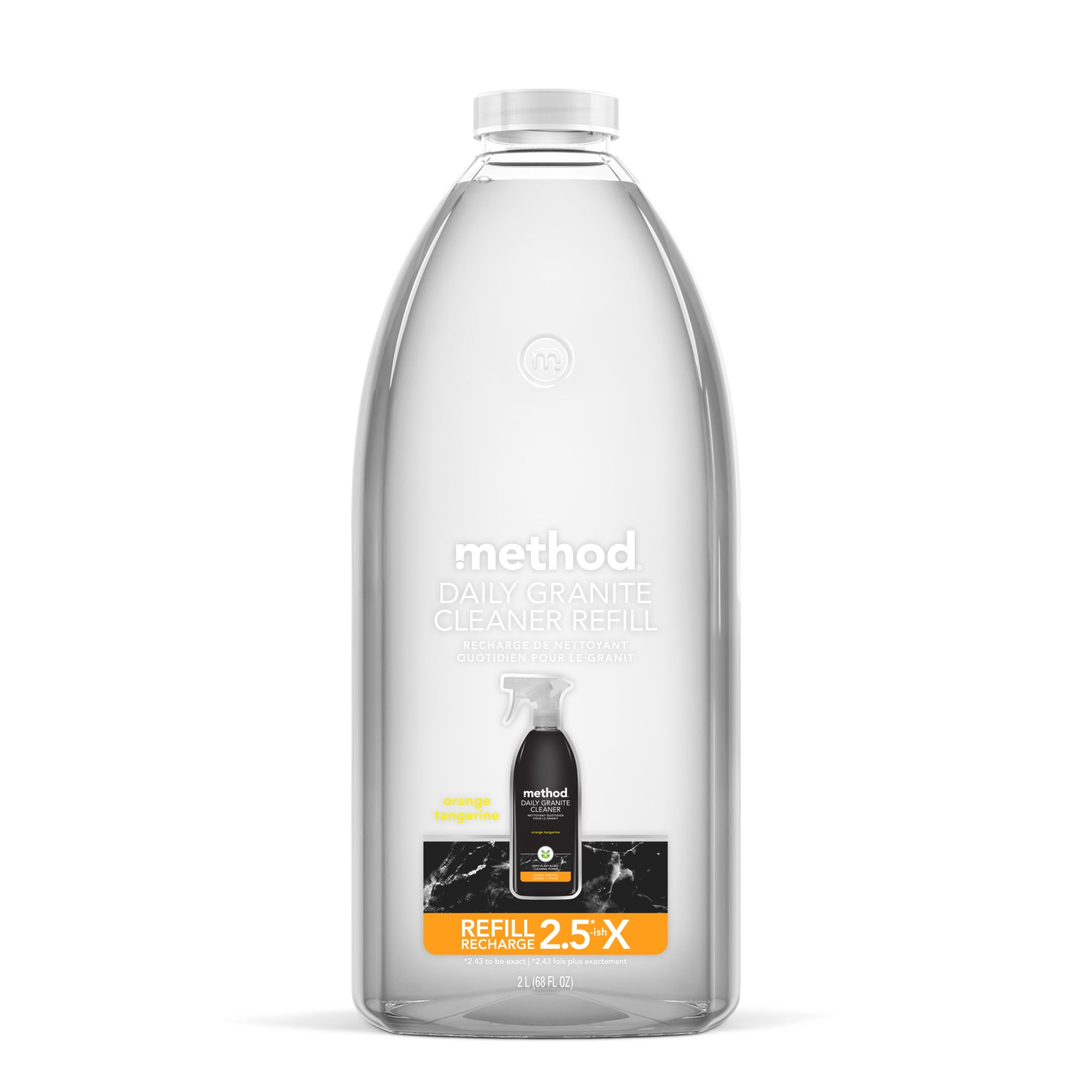 Method Daily Granite Cleaner Refill, Orange Tangerine, 68 oz - Walmart.com