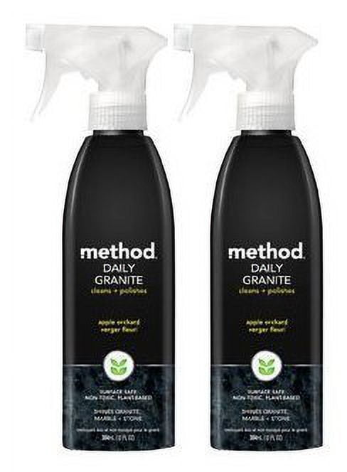 method Daily Granite and Marble Cleaner, 28 oz, Apple Orchard Scent, 2 ...