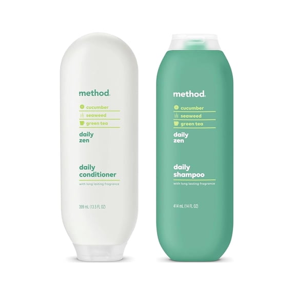 Method Daily Shampoo + Conditioner, Daily Zen (Variety Pack) - Walmart.com